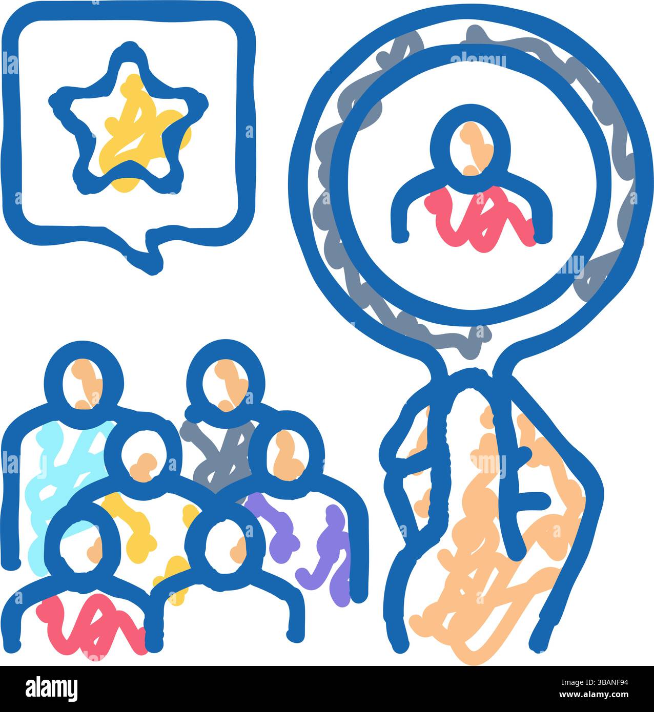 act role model icon doodle illustration Stock Vector Image & Art - Alamy