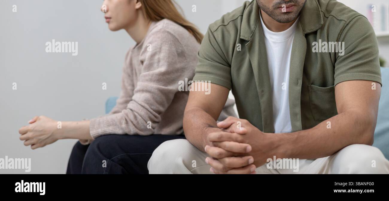 Divorce and quarrels. couples are desperate and disappointed after ...