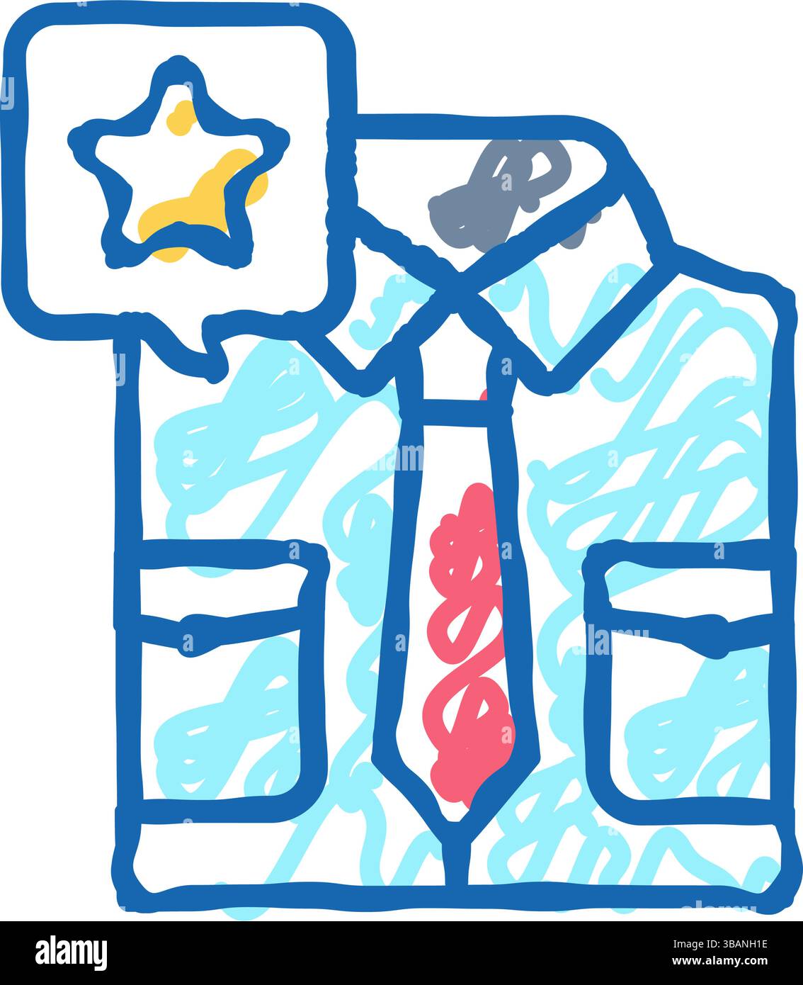 follow the dress code icon doodle illustration Stock Vector Image & Art ...