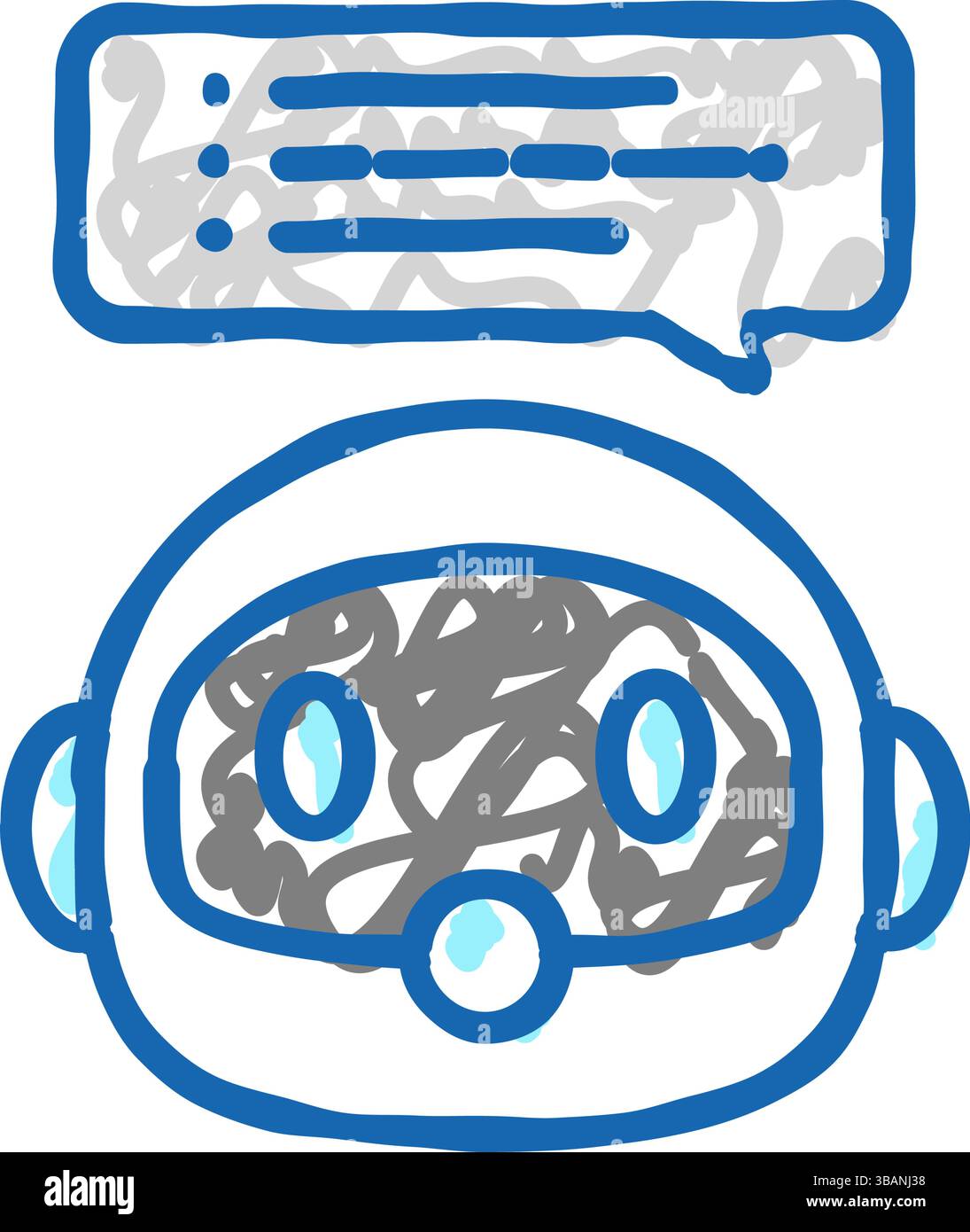 Speech chat bot color Cut Out Stock Images & Pictures - Alamy