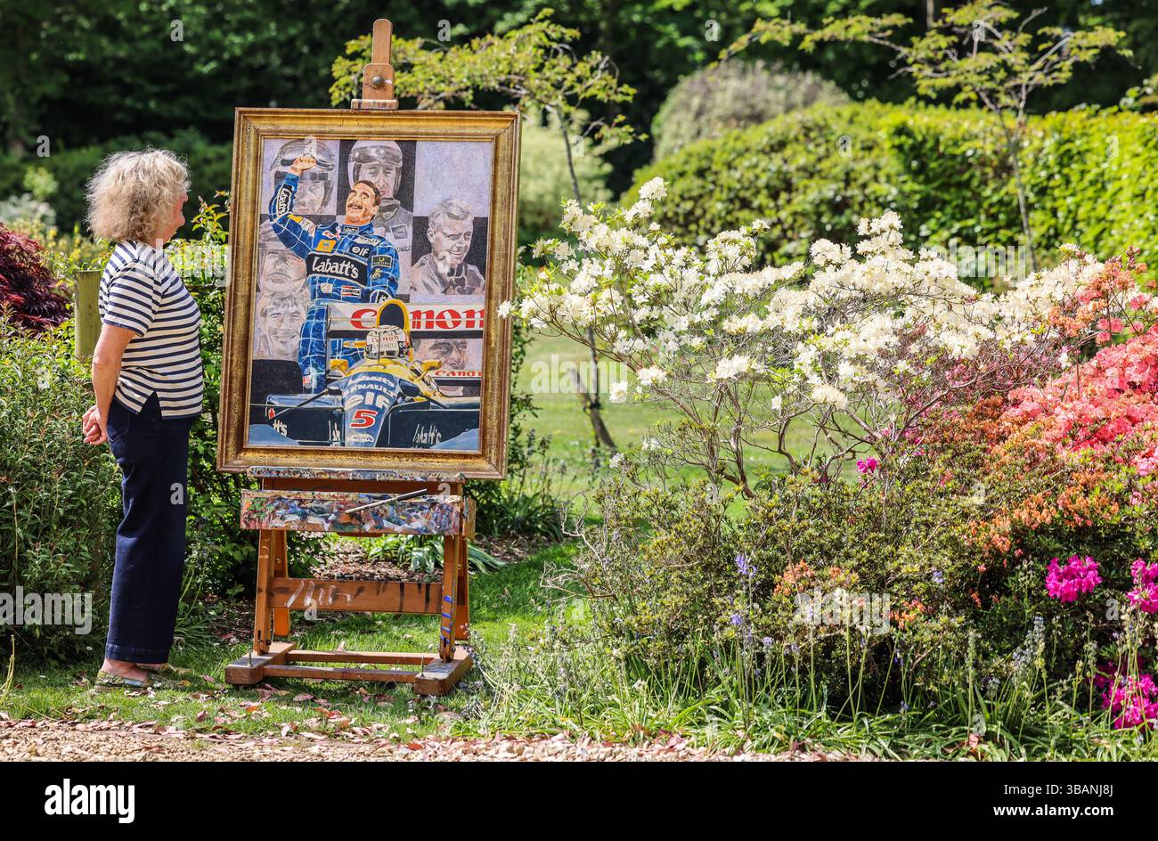 Nigel mansell painting hi-res stock photography and images - Alamy