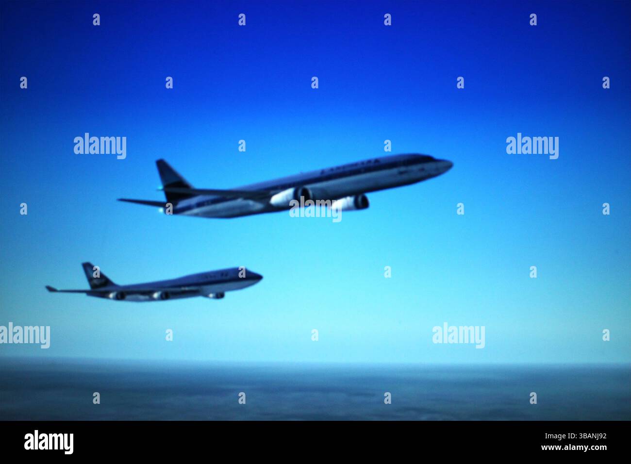 In-Flight View of Boeing 737 and 747 Aircraft in Microsoft Flight ...