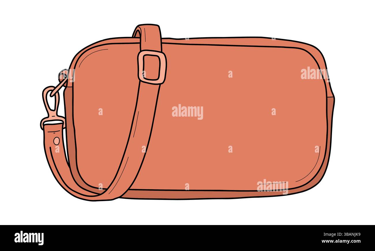 Female crossbody bag Stock Vector Images - Alamy