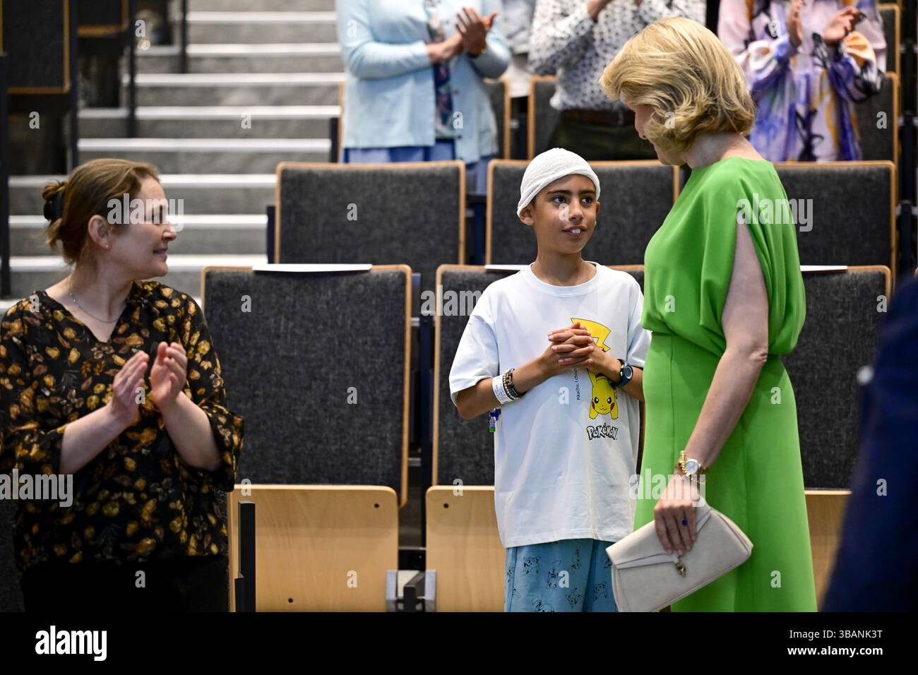 Antwerp, Belgium. 13th May, 2025. Queen Mathilde of Belgium pictured ...