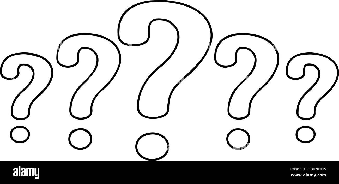 Question Mark Vector Icon for FAQs and Queries Stock Vector Image & Art - Alamy