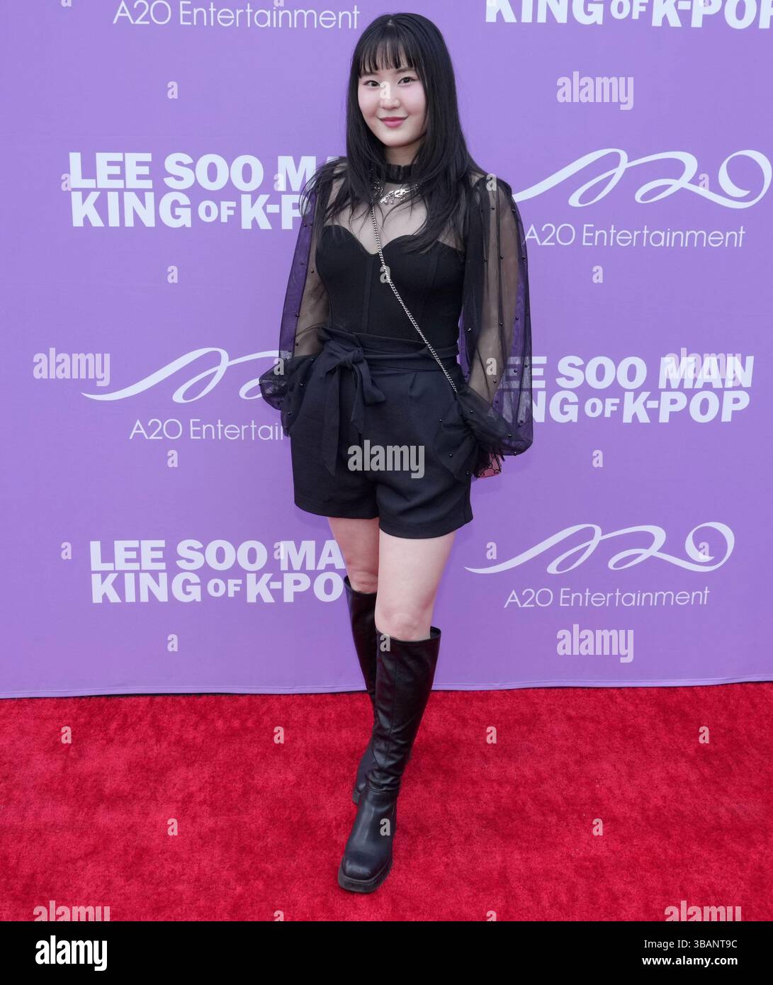 Megan Lee arrives at the Prime Video's LEE SOO MAN: THE KING OF K-POP ...