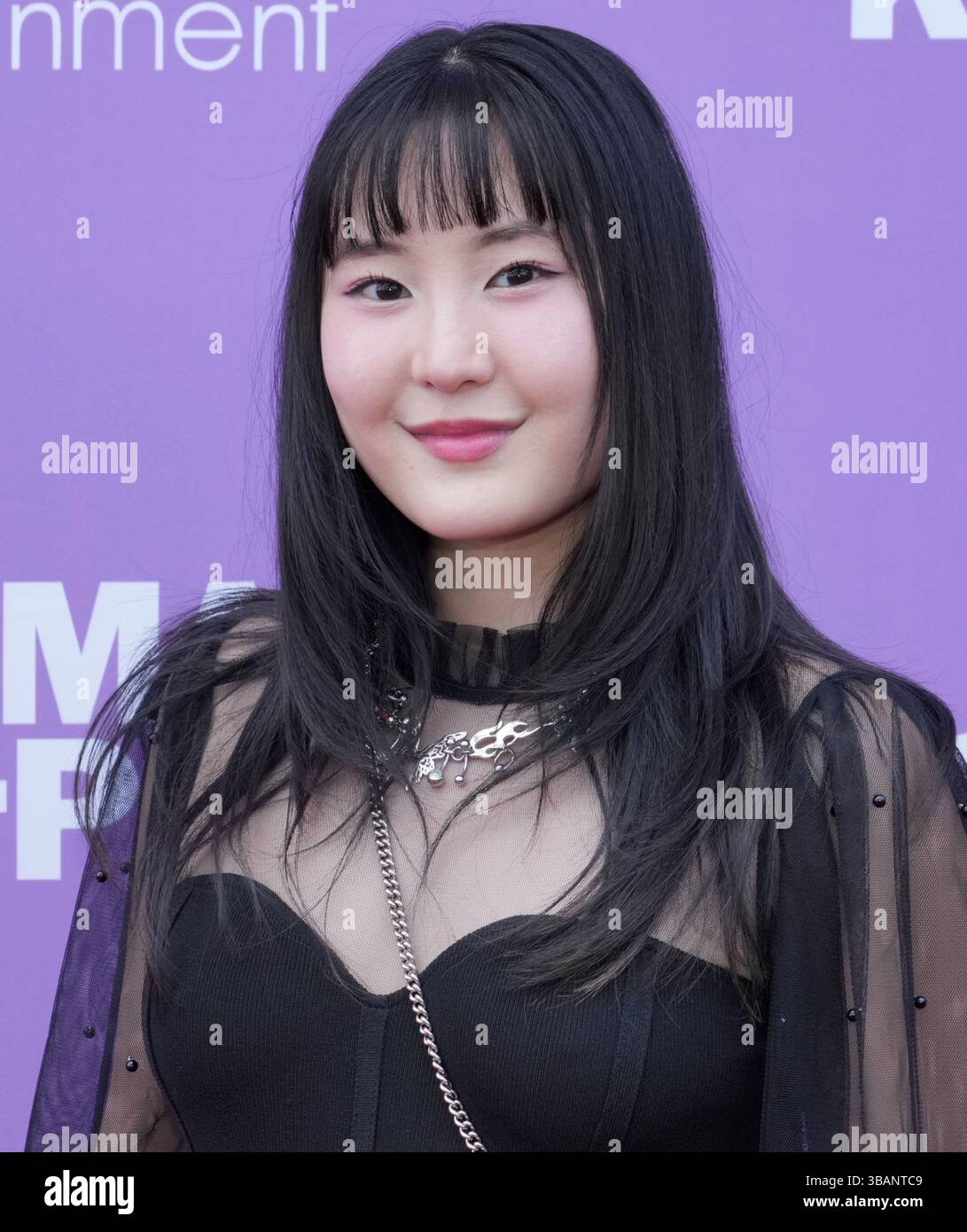 Megan Lee arrives at the Prime Video's LEE SOO MAN: THE KING OF K-POP ...