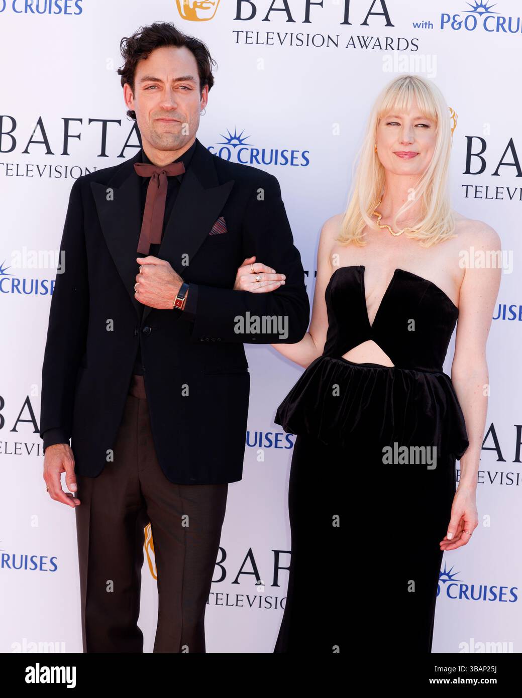 London, UK. 11th May, 2025. Alex Hassell and Emma King attend the BAFTA ...