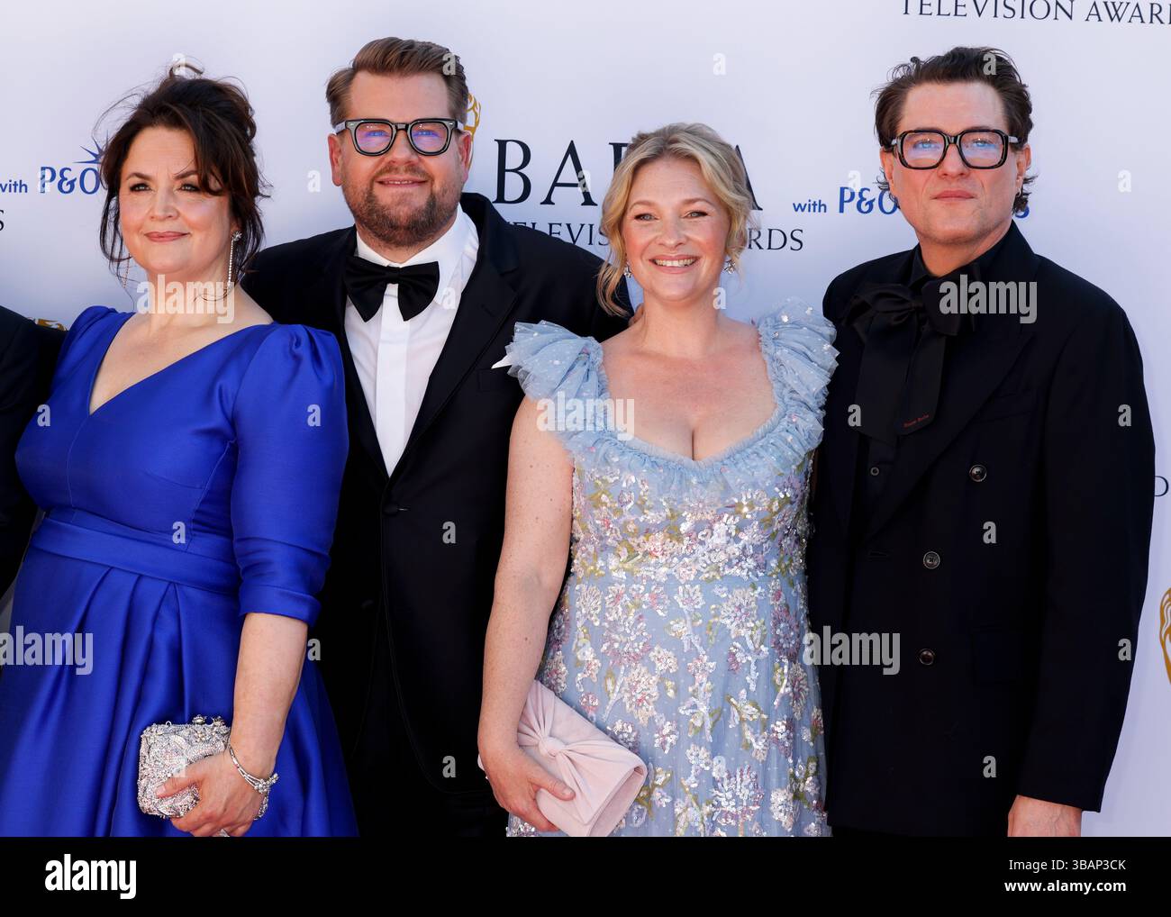 London, UK. 11th May, 2025. Ruth Jones, James Corden, Joanna Page and ...