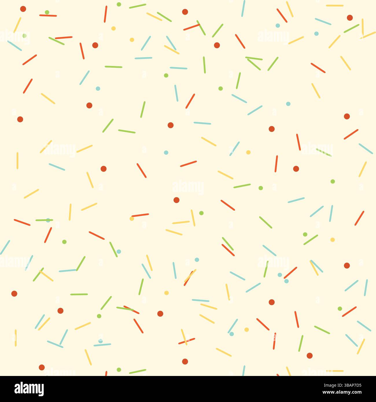 Festive confetti seamless pattern Stock Vector Images - Alamy