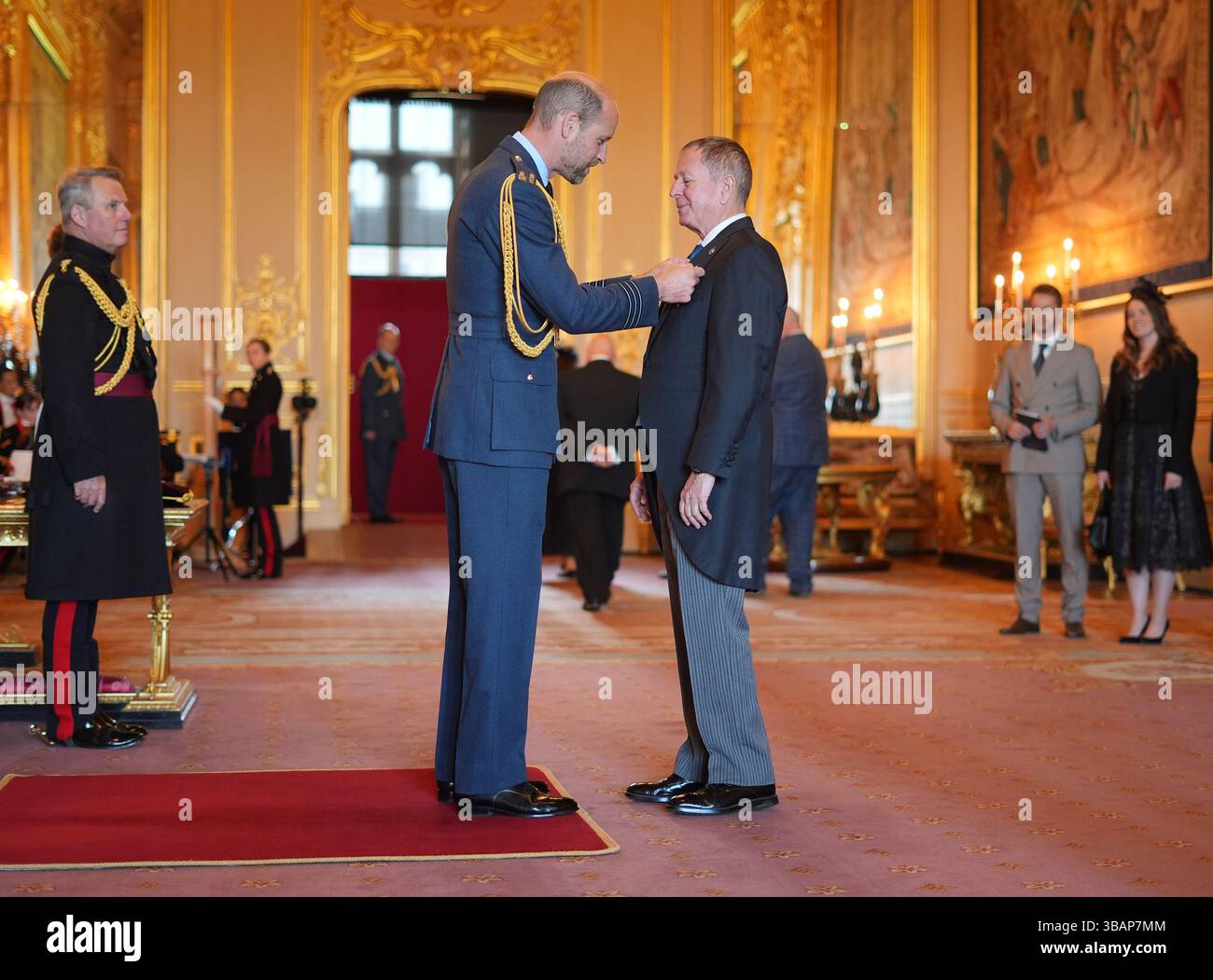Martin Brundle, from London, Sports Broadcaster, is made an Officer of the Order of the British ...