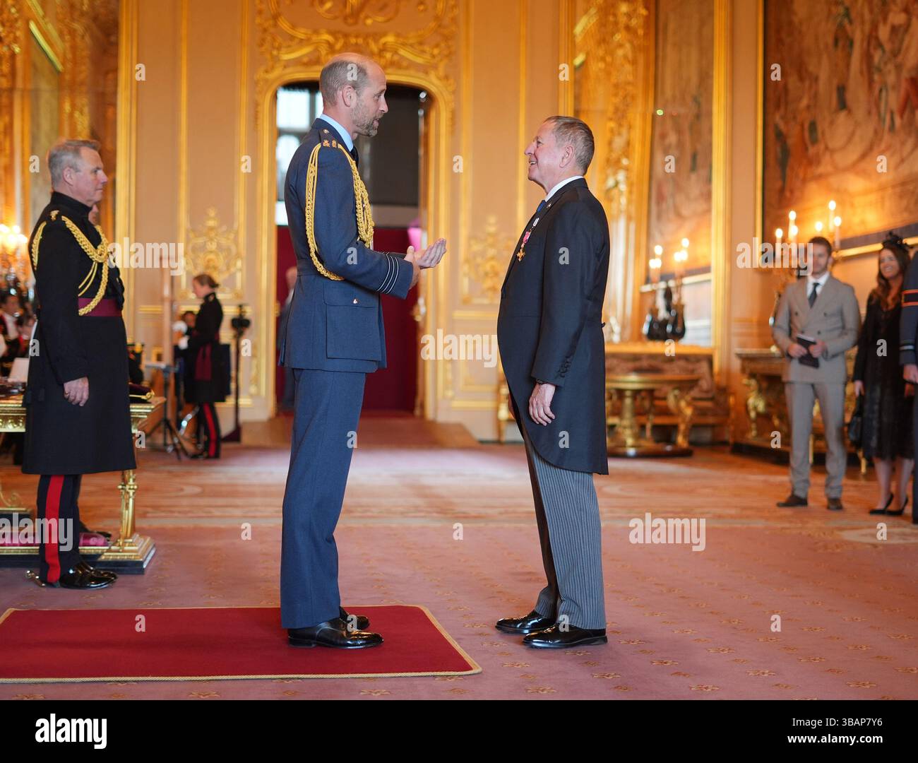 Martin Brundle, from London, Sports Broadcaster, is made an Officer of the Order of the British ...