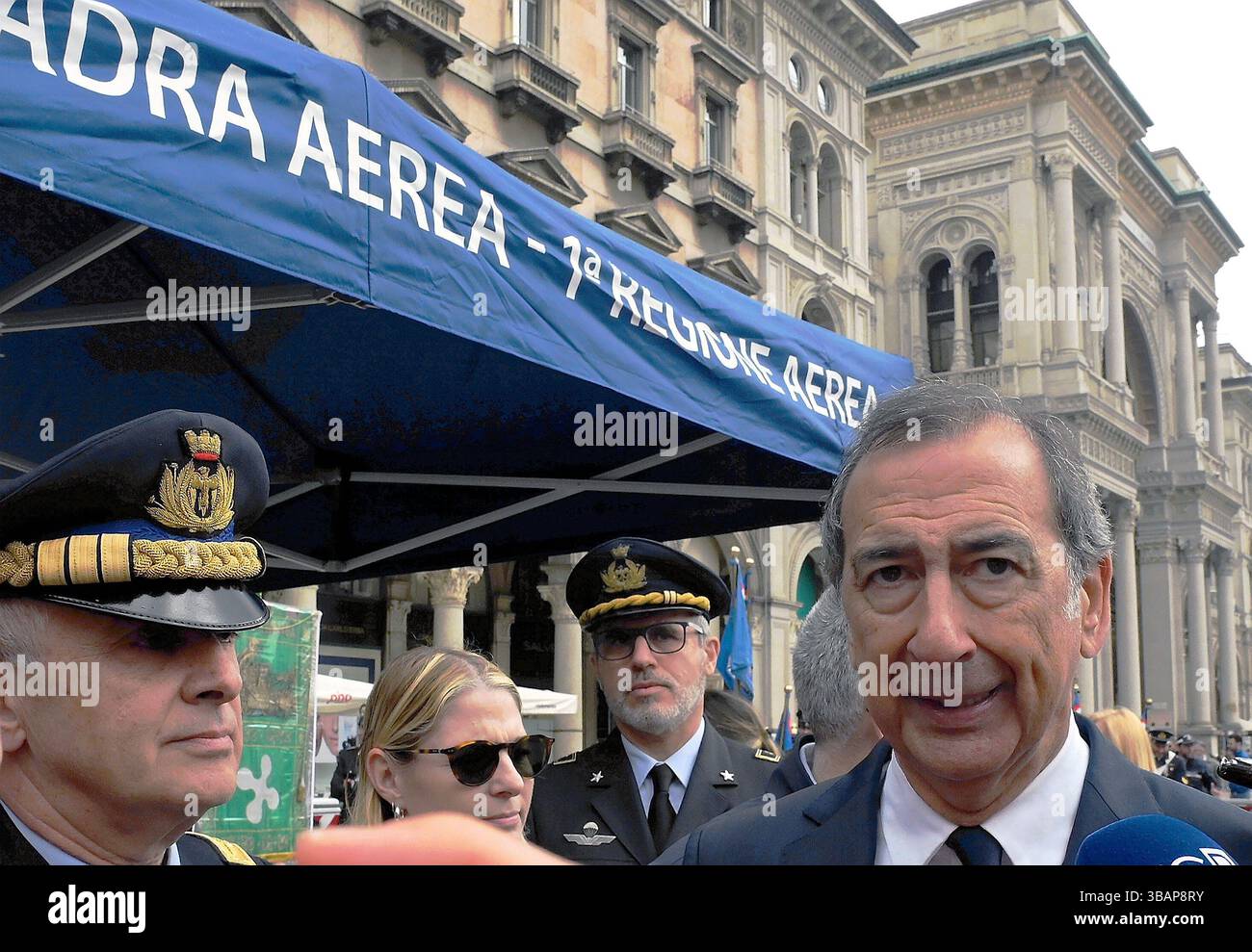 Milan, Italy. 13th May, 2025. Milan, Piazza del Duomo On the occasion ...
