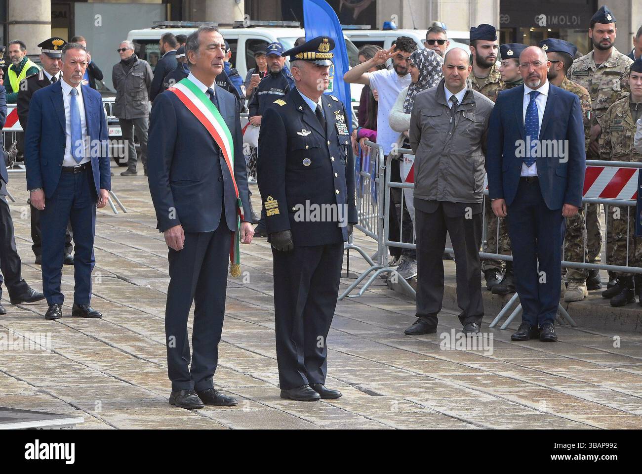 Milan, Italy. 13th May, 2025. Milan, Piazza del Duomo On the occasion ...
