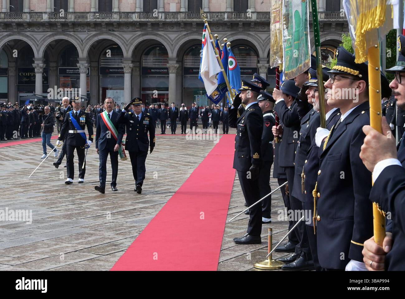 Milan, Italy. 13th May, 2025. Milan, Piazza del Duomo On the occasion ...