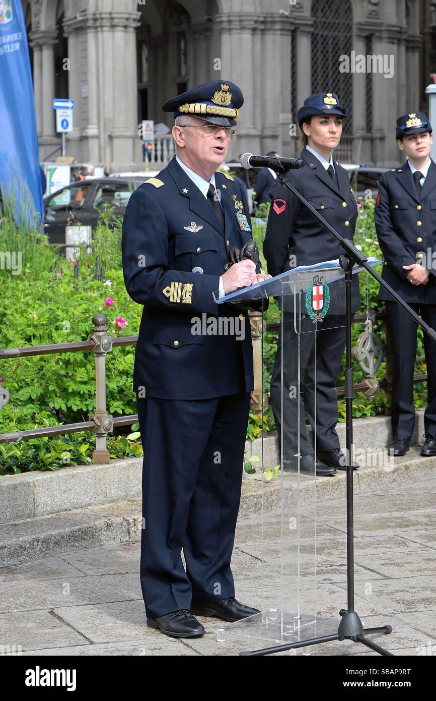 Milan, Italy. 13th May, 2025. Milan, Piazza del Duomo On the occasion ...