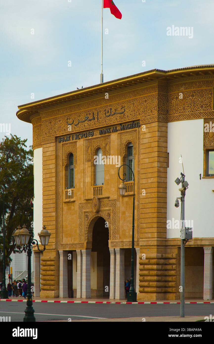 Morocco, Rabat, Bank Al Maghrib Stock Photo - Alamy
