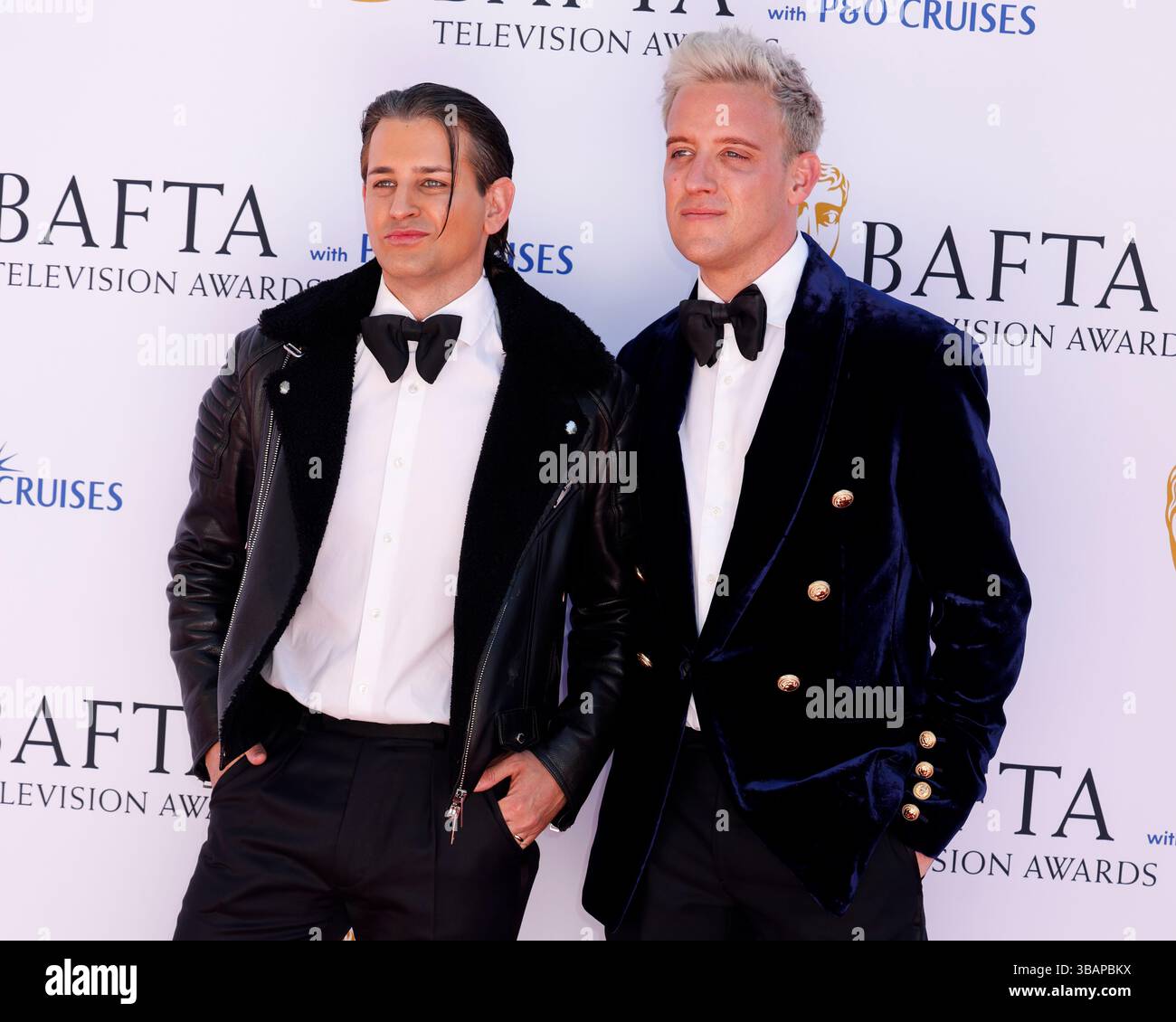 Ollie Locke and Gareth Locke attending the BAFTA Television Awards 2025 ...