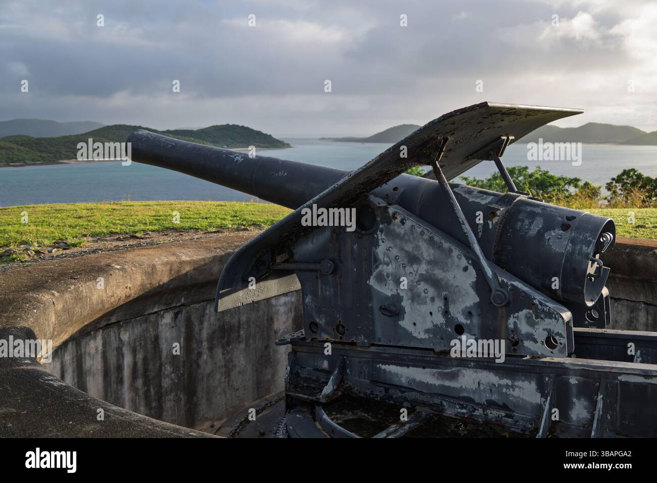 cannon on Green Hill Fort, Thursday Island, Torres Strait, Queensland ...