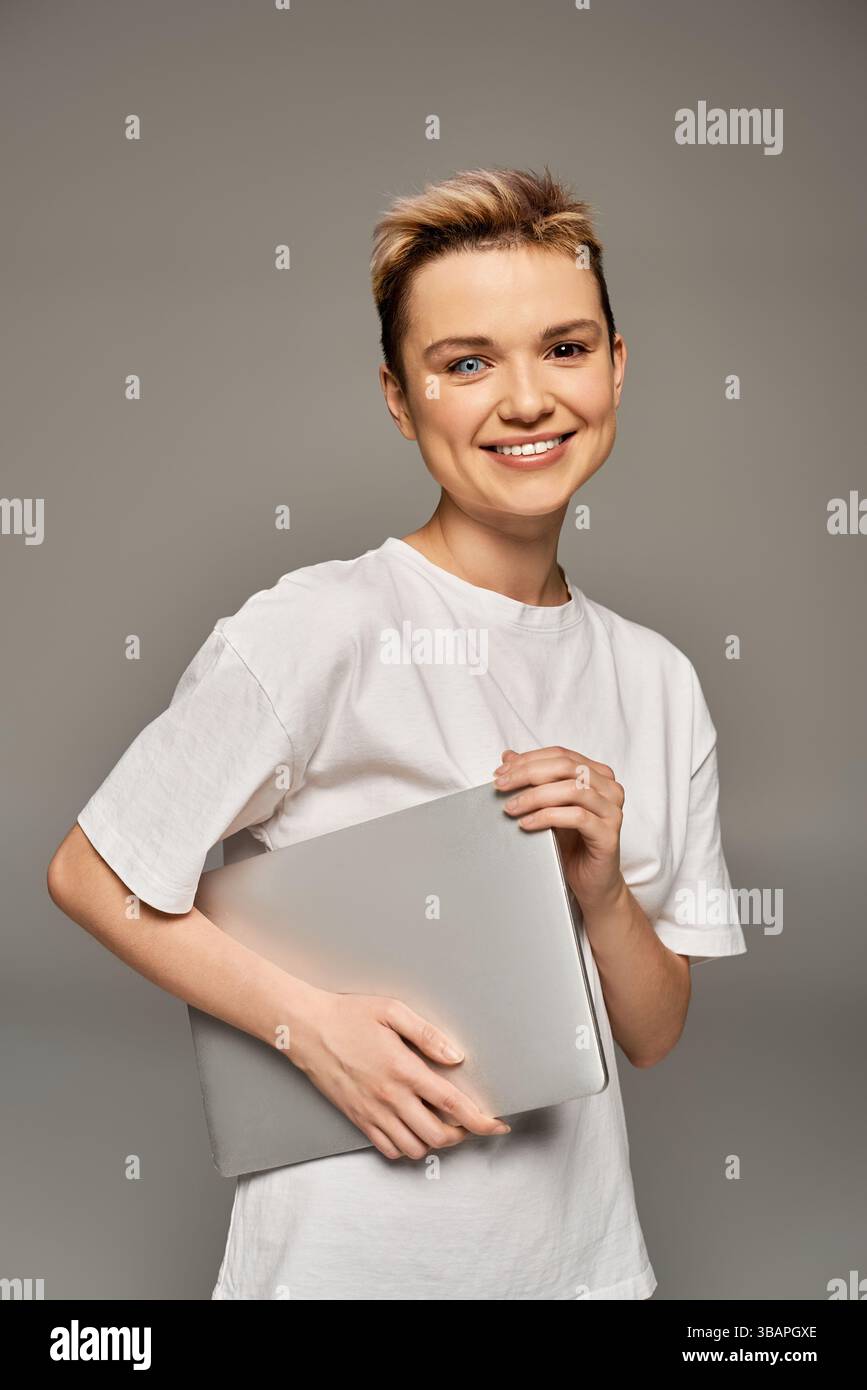 Body positive woman radiates confidence, showcasing her beauty and ...