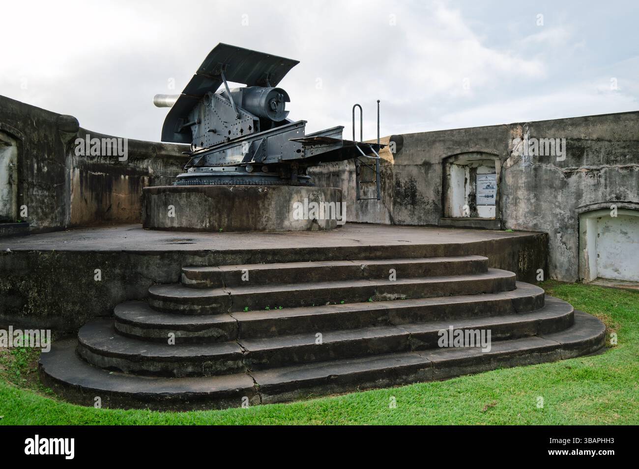 cannon on Green Hill Fort, Thursday Island, Torres Strait, Queensland ...