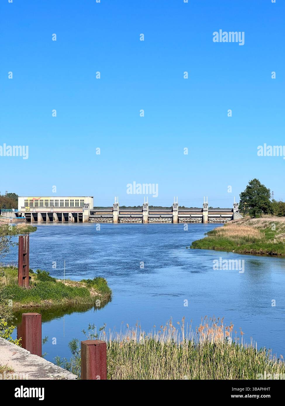 Dam on the Odra River near Uraz Stock Photo - Alamy