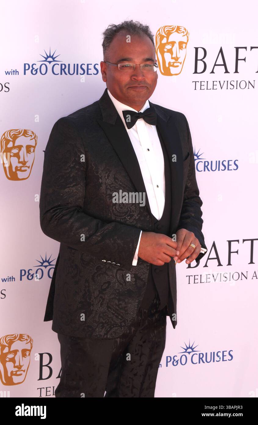 London, UK. Krishnan Guru-Murthy at the 2025 BAFTA Television Awards ...
