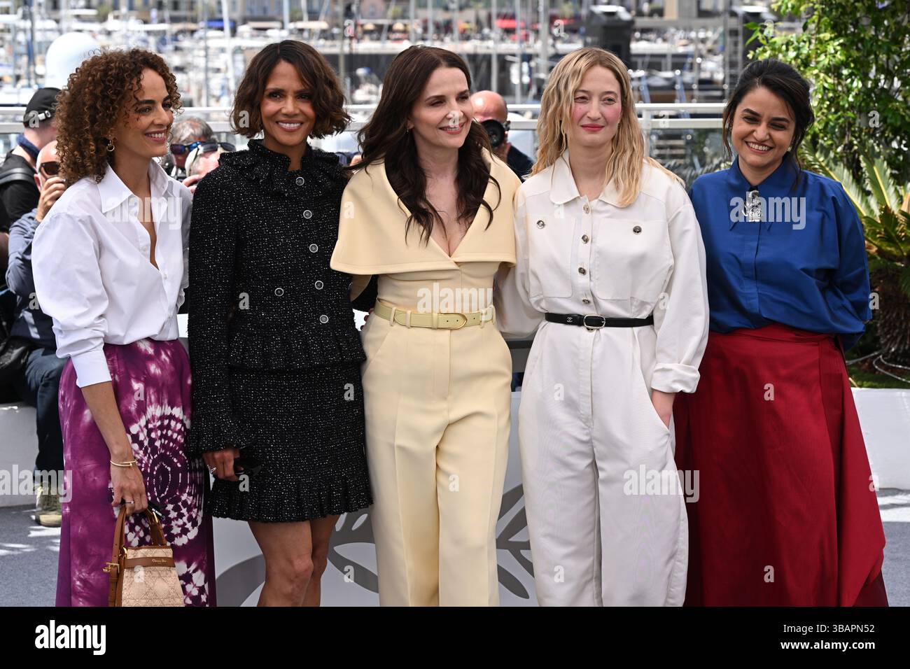 Jury members (left to right) Leila Slimani, Halle Berry, Juliette ...