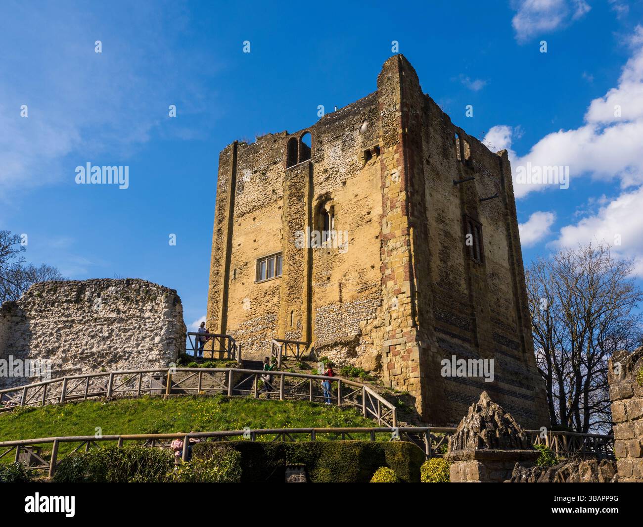 Guildford Castle, Keep, Norman Castle Ruin, Guildford, Surrey, England ...