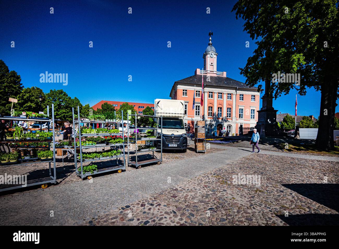 Stadt Templin im Landkreis Uckermark im Bundesland Brandenburg ...