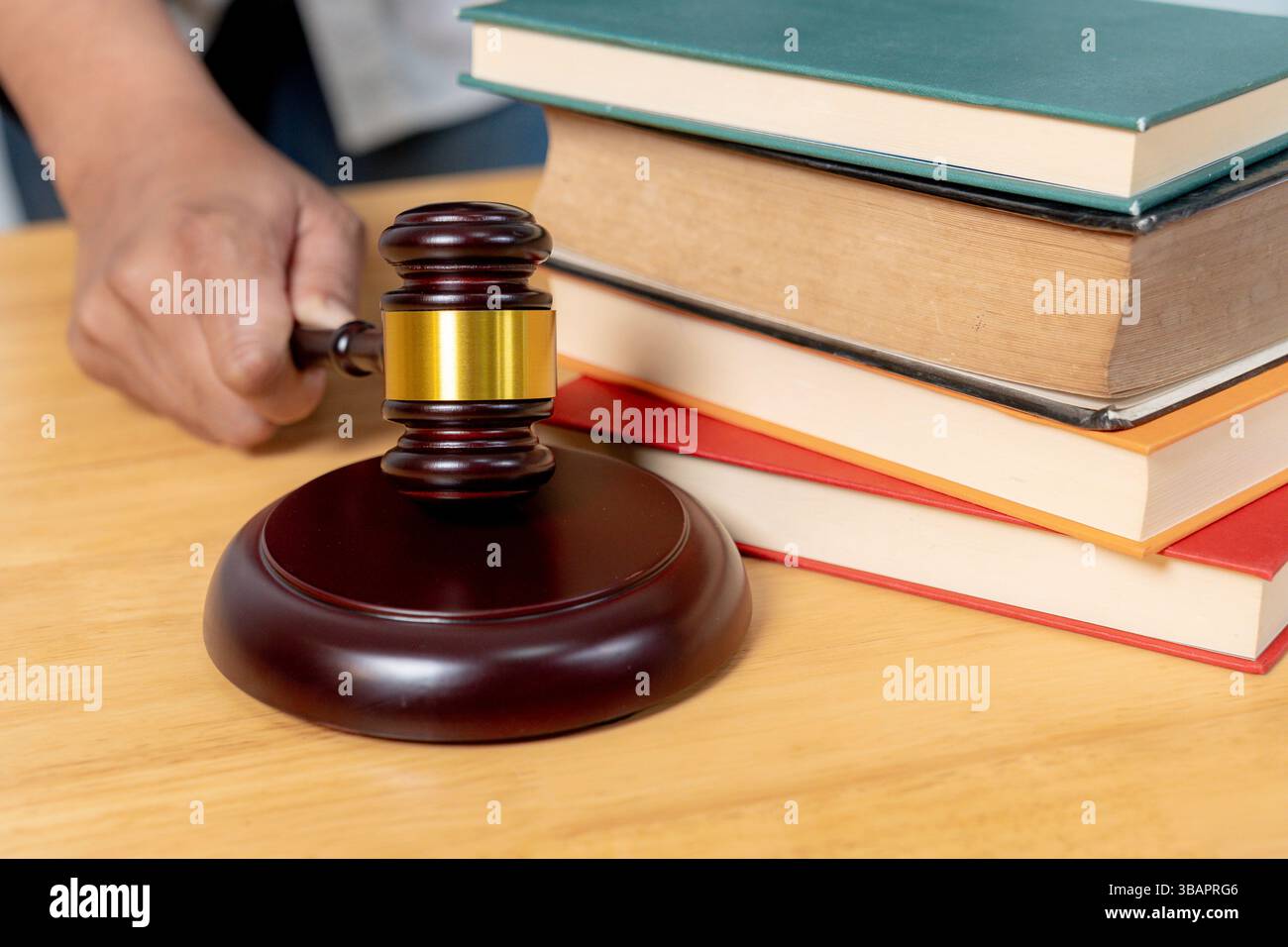 Concept of justice and law, a symbolic image showing a hand gripping a ...