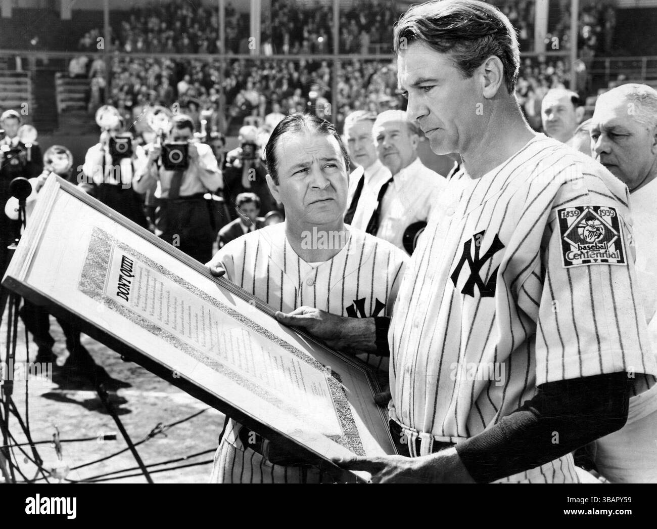 Gary Cooper as Lou Gehrig in The Pride of the Yankees (RKO, 1942 Stock ...