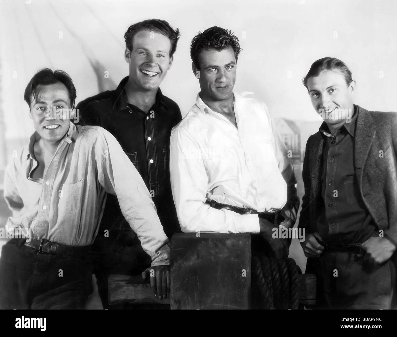 Left to right - Leslie Fenton, Lane Chandler, Gary Cooper, and Rowland ...