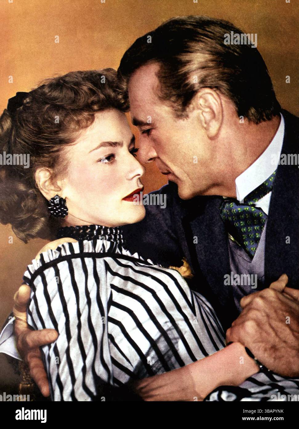 Lauren Bacall and Gary Cooper in the film Bright Leaf (1950 Stock Photo ...