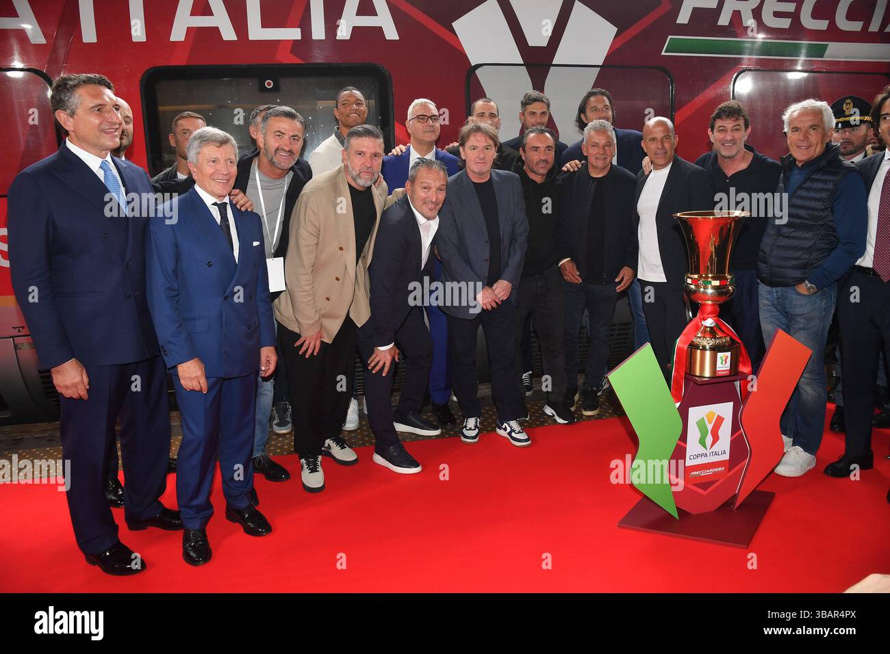Rome, Termini Station Platform 1 Arrival of the Italian Frecciarossa ...