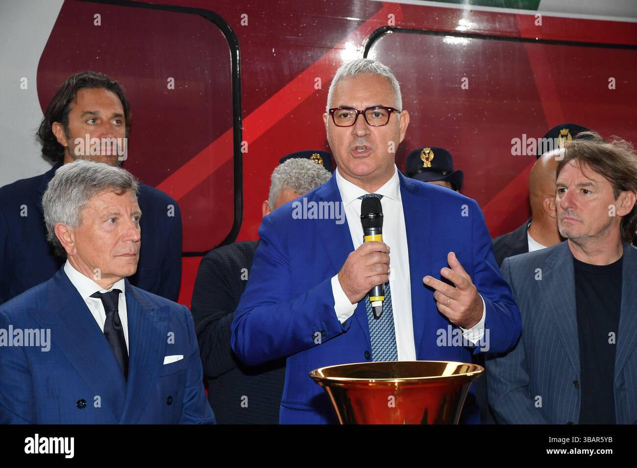 Rome, Termini Station Platform 1 Arrival of the Italian Frecciarossa ...