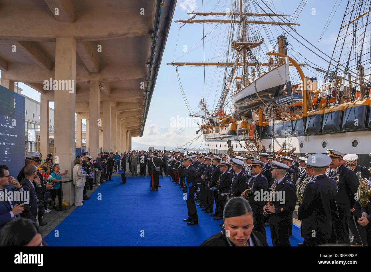 The Italian Navy training ship in Naples 13/05/2025 Naples, at the ...
