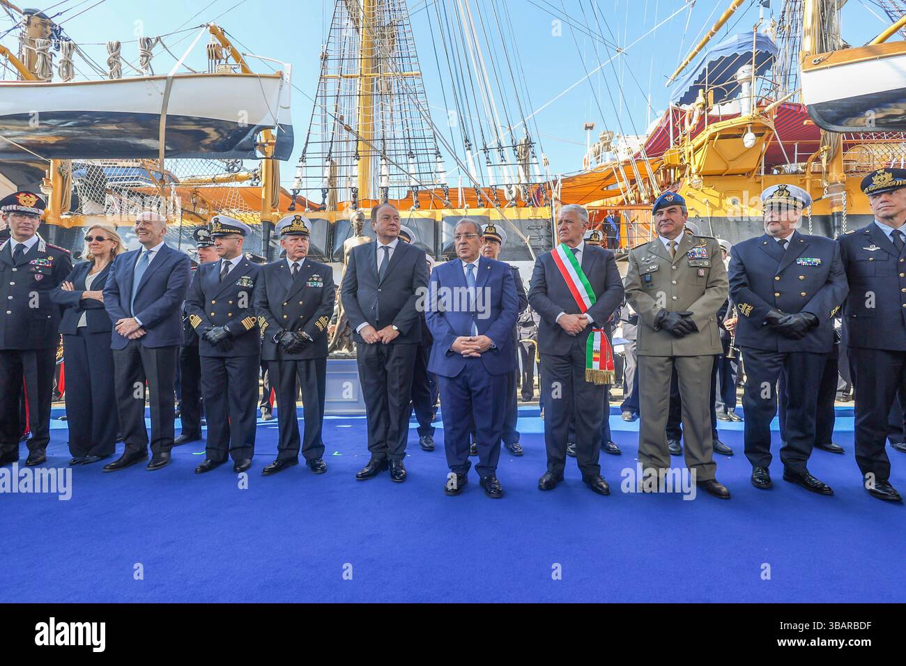 The Italian Navy training ship in Naples 13/05/2025 Naples, at the ...