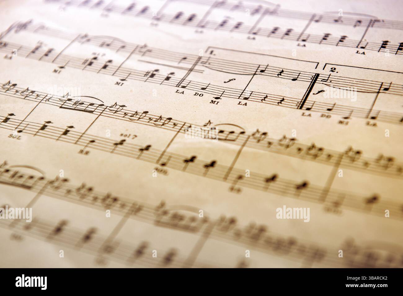 Solfege notation hi-res stock photography and images - Alamy