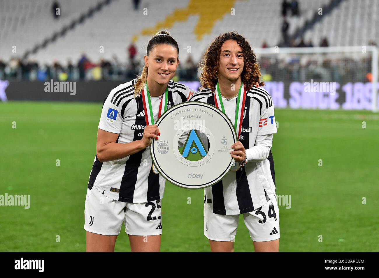 Turin, Italy. 13th May, 2025. Viola Calligaris of Juventus FC and ...