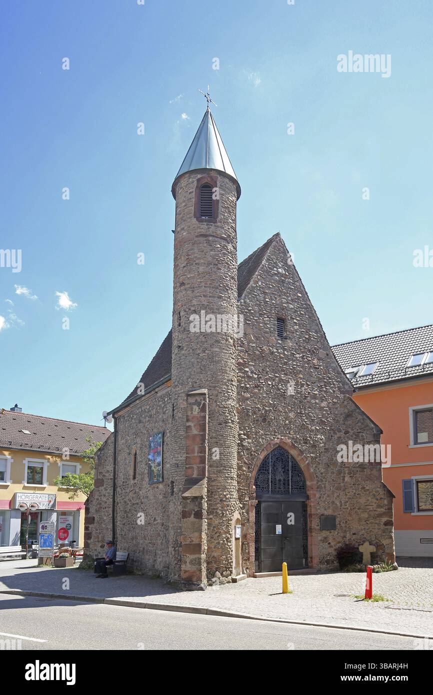 Gothic Klauskirchl, St. Nicholas Chapel built in the 13th century ...