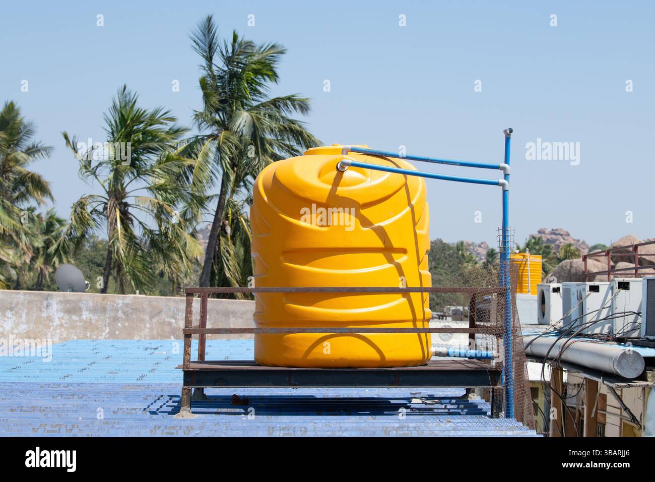 Rooftop rainwater harvesting hi-res stock photography and images - Alamy