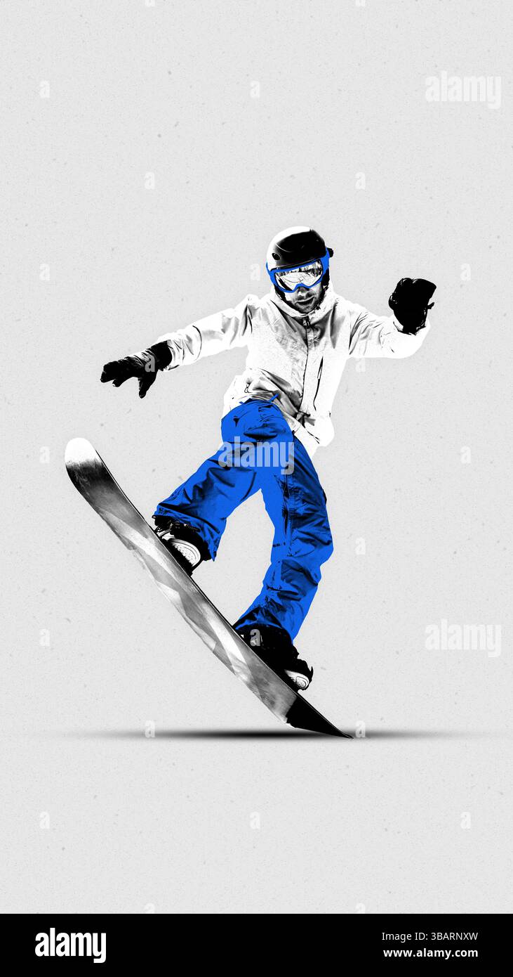 Snowboard tournament poster hi-res stock photography and images - Alamy