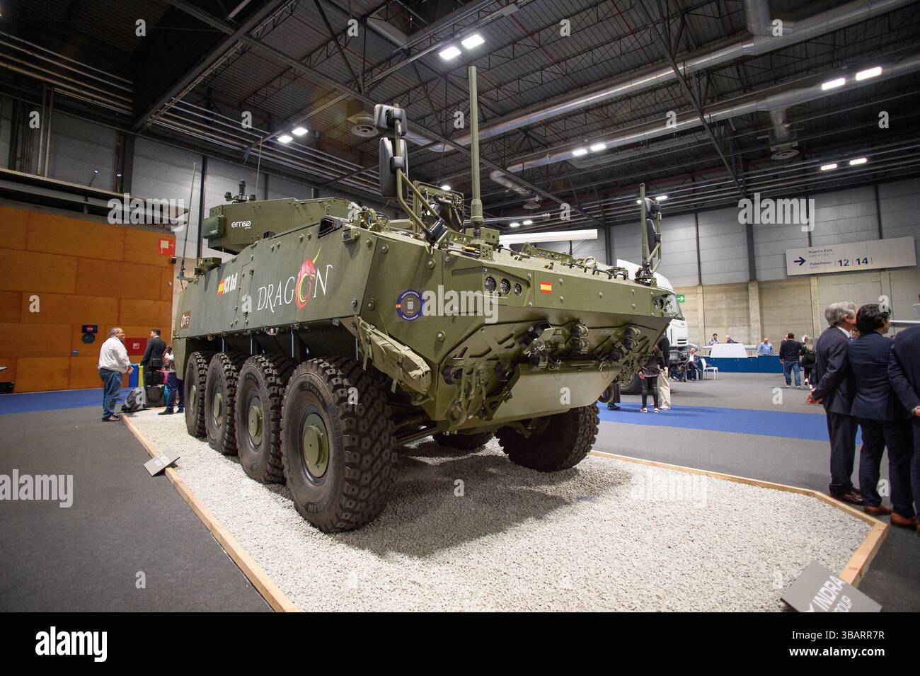 View of the International Defense and Security Fair (FEINDEF) at IFEMA ...
