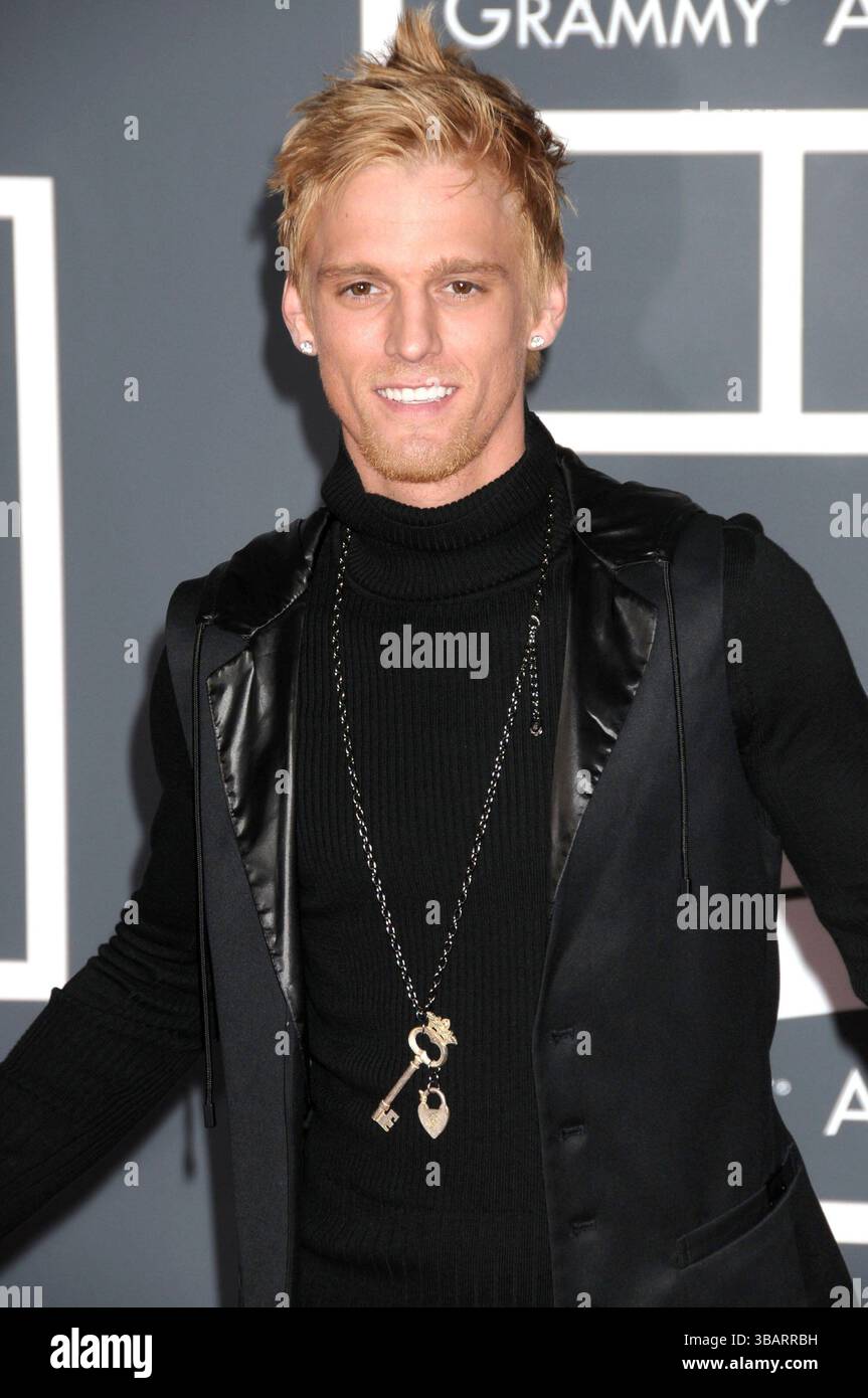 Aaron Carter at the 52nd Annual Grammy Awards in Los Angeles - 31 ...