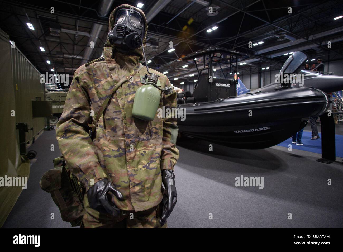 View of the International Defense and Security Fair (FEINDEF) at IFEMA ...
