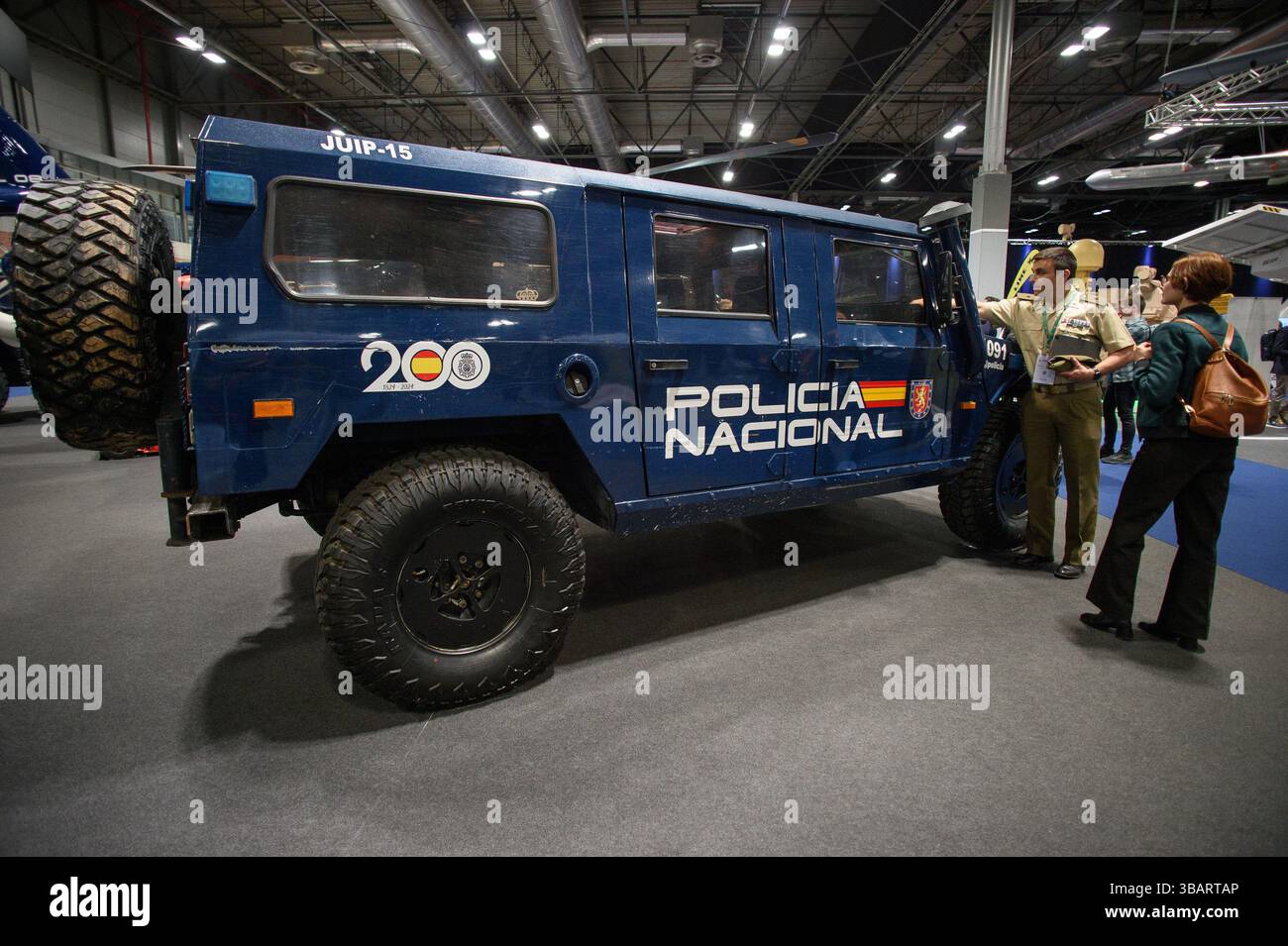 View of the International Defense and Security Fair (FEINDEF) at IFEMA ...