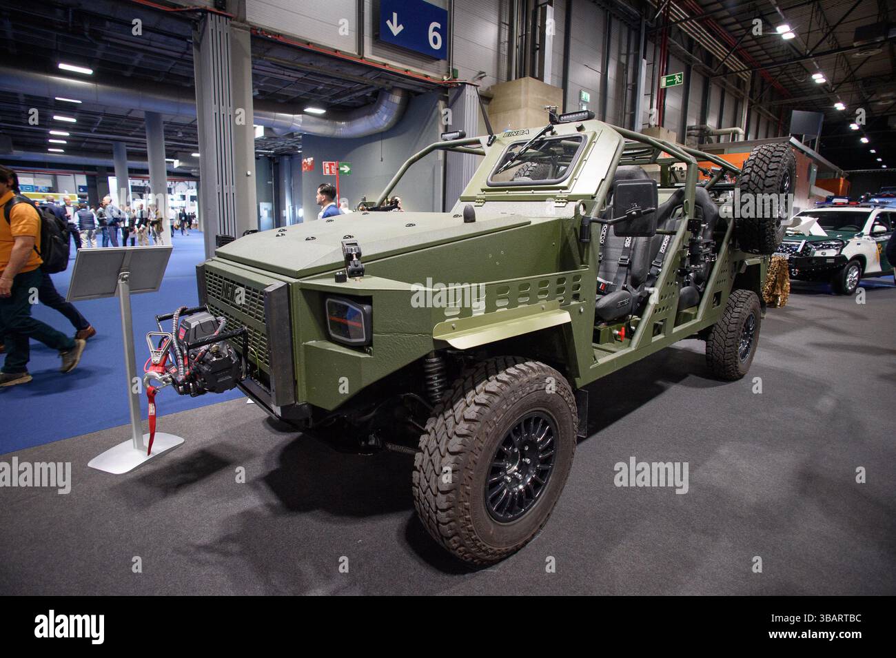 View of the International Defense and Security Fair (FEINDEF) at IFEMA ...