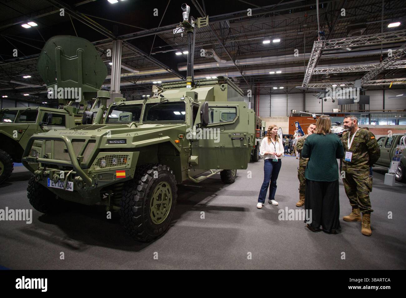 View of the International Defense and Security Fair (FEINDEF) at IFEMA ...