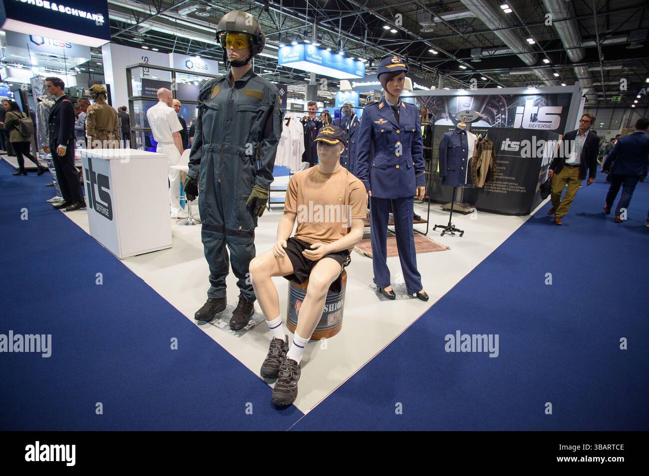 View of the International Defense and Security Fair (FEINDEF) at IFEMA ...